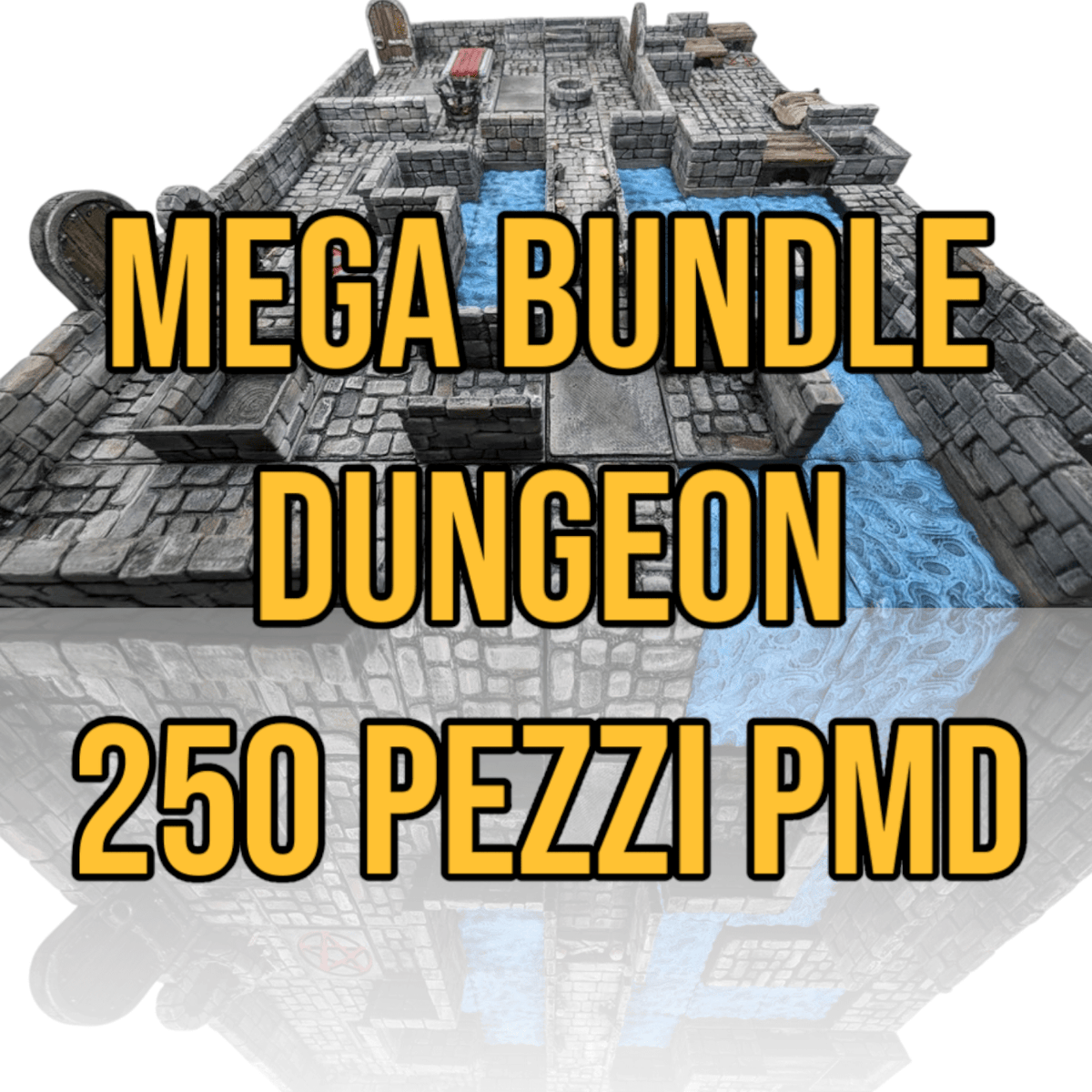 Mega bundle Dungeon - bundle set dungeon Modulare 250 pezzi - DB - PMD