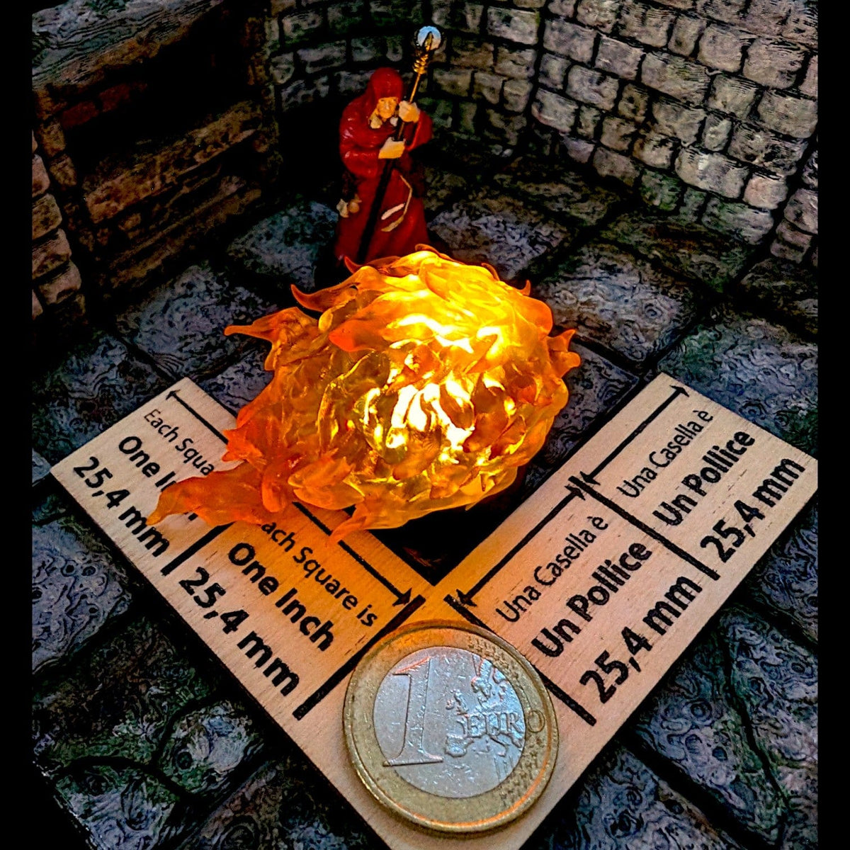 Palla di fuoco LED fuoco effetto fiamma tremolante | Marker fuoco per