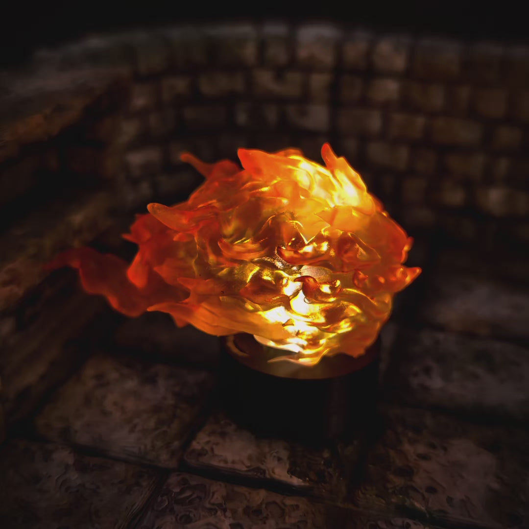 Palla di fuoco LED fuoco effetto fiamma tremolante | Marker fuoco per