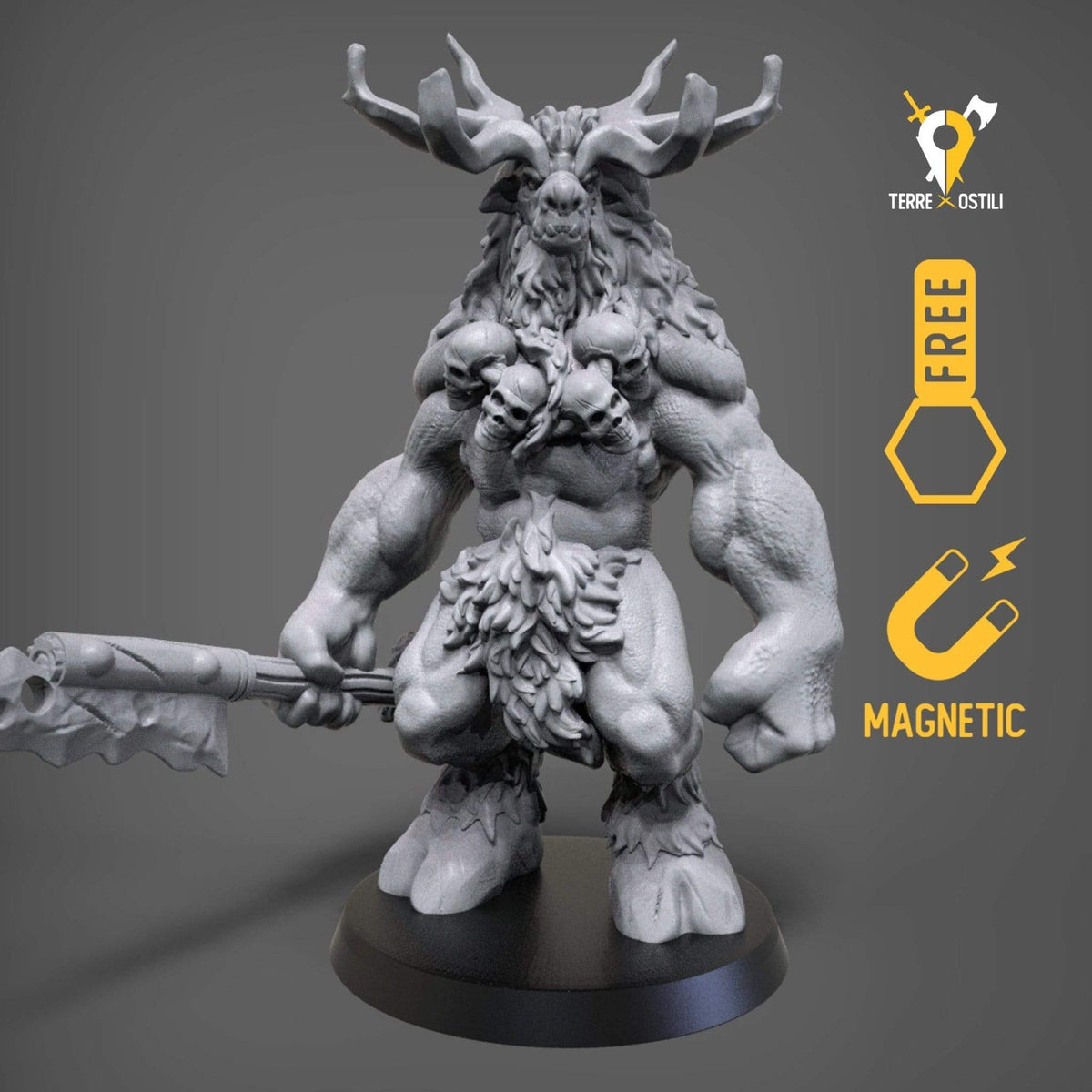Baphomet Uomo capra beastman miniatura