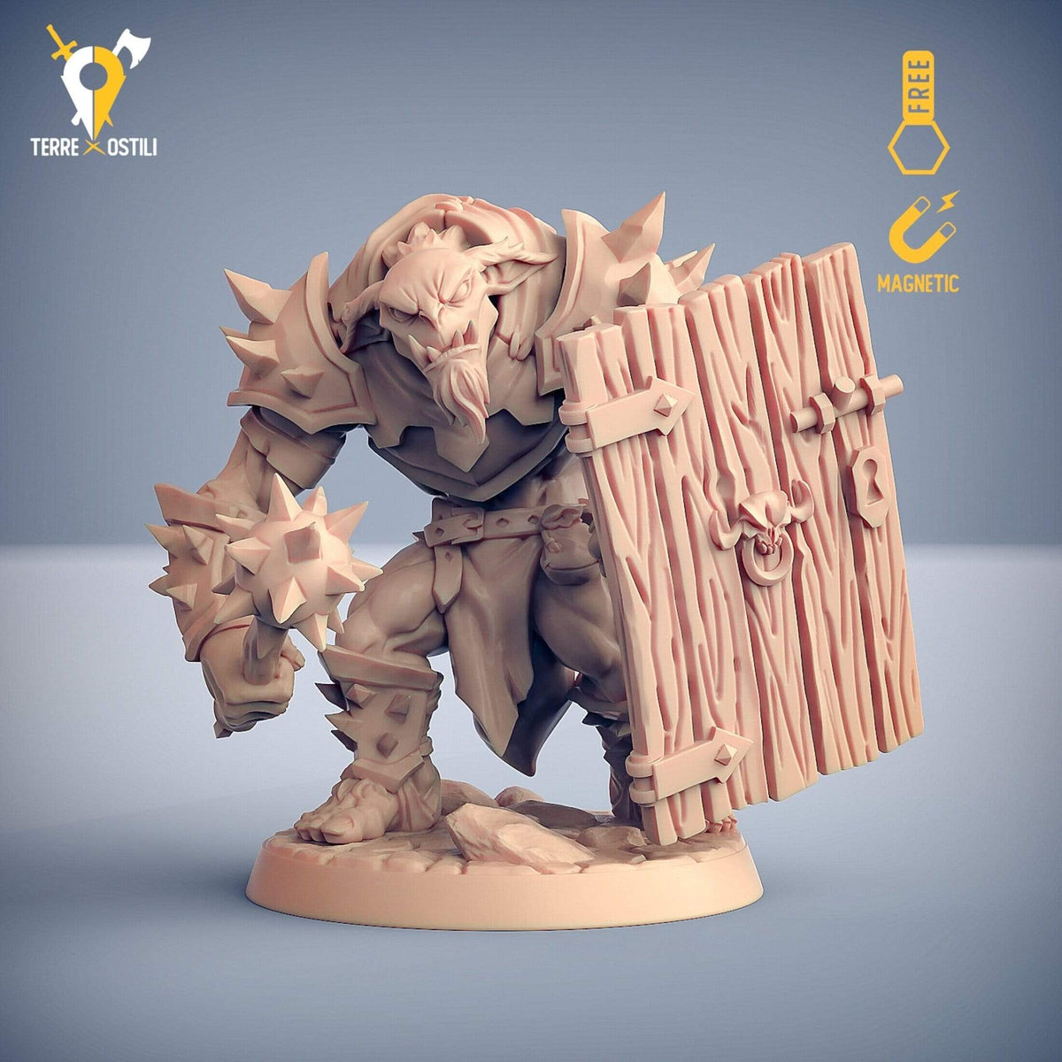 Bugbear hobgoblin grande goblin miniatura