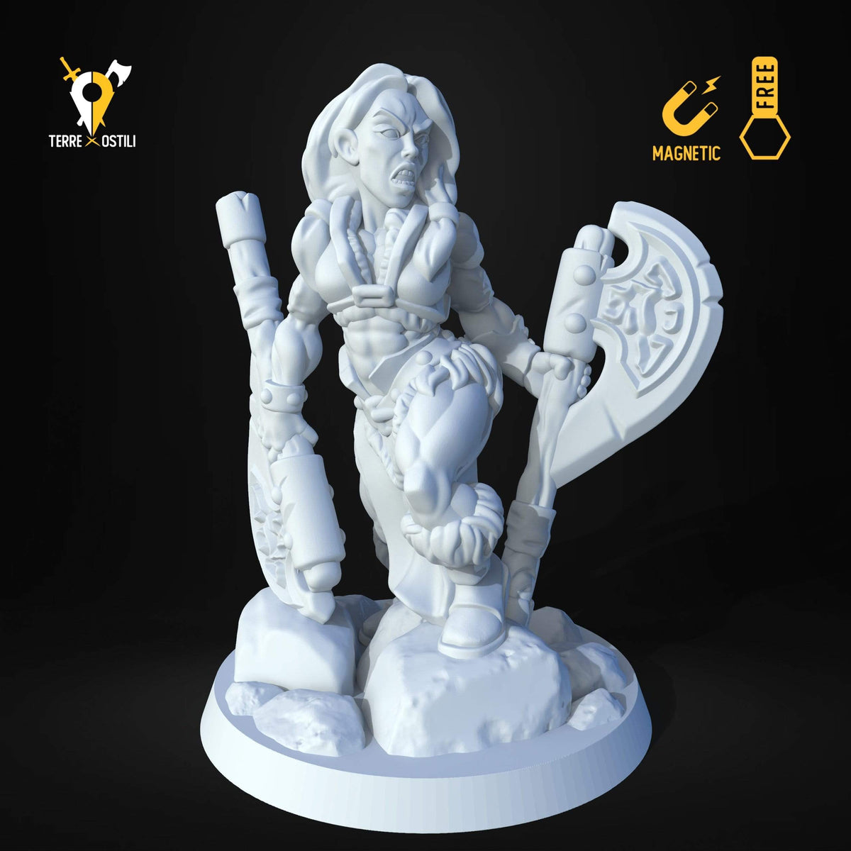 Umana barbaro berserk miniatura